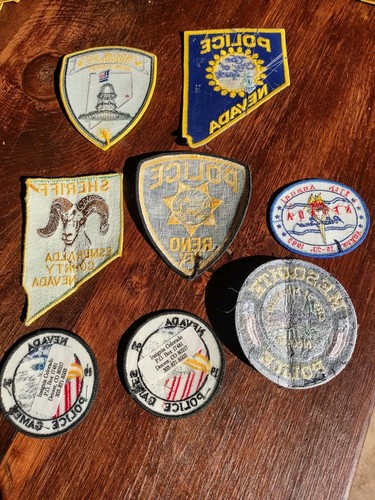 Uniform Arm Patch Lot State Police Games Sheriff Nevada Reno Mesquite ...