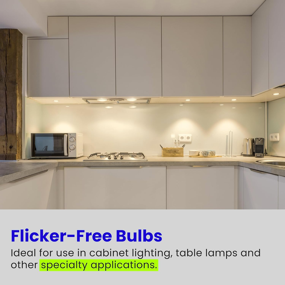 LED G8 Puck Light Bulb, 3000K Warm White, 120V, 400 Lumens,15,000 Hour ...