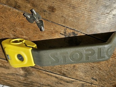 Stoplock crook lock Original Anti Theft Key car Steering Wheel Lock 3 ...
