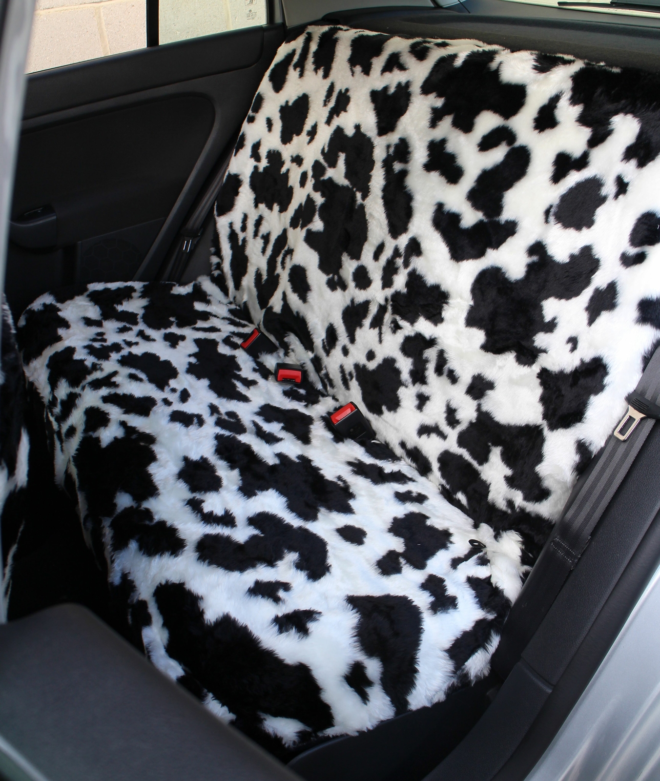 LEXUS Luxury Cow Print Faux Fur Car Seat Covers Full Set IS 200 220 250 ...