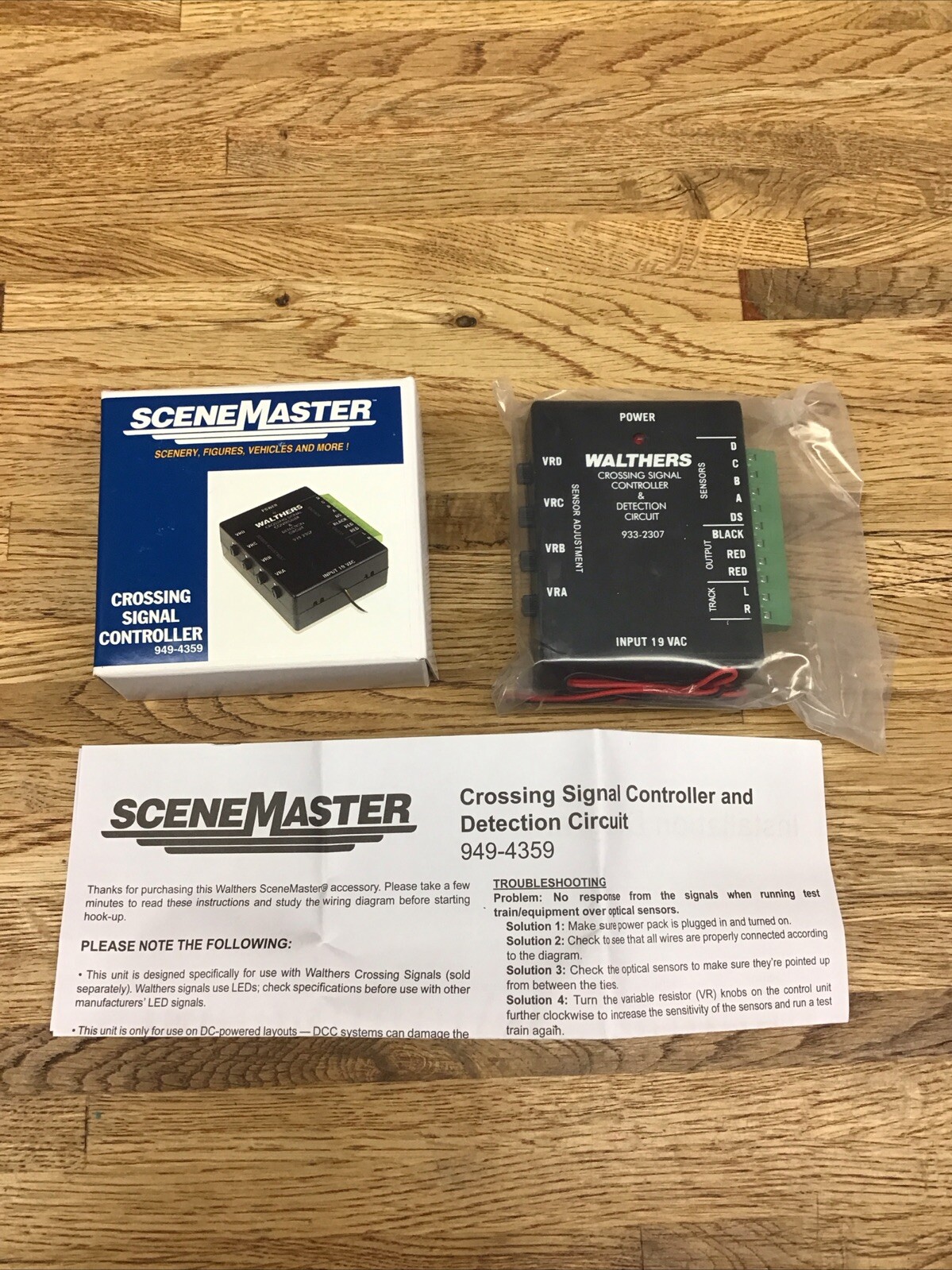 4359 Walthers SceneMaster Model Railroad Grade Crossing Signal ...