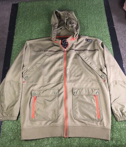 ECKO UNLTD Mens Hidden Hood Utility Zip Jacket Size XXL 2XL- Military ...