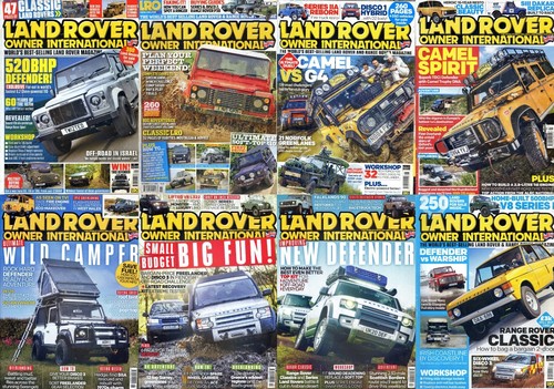 Land Rover Owner International Magazine Bundle All 8 Magazines as shown ...