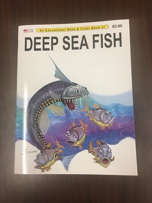 Deep Sea Fish - An Educational Read & Color Book | eBay