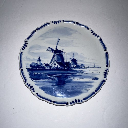 Vintage 1973 Delft Windmill Decorative Plate 5" | eBay