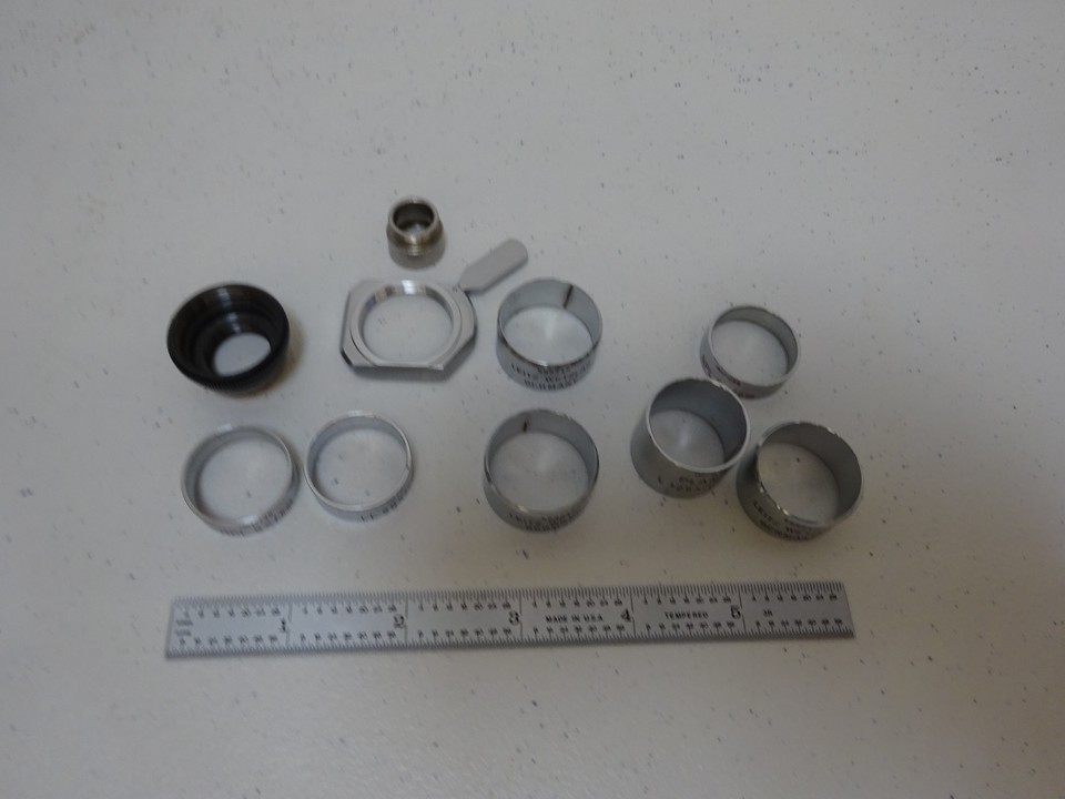 FOR PARTS MICROSCOPE PARTS LOT PIECES LEITZ GERMANY - OPTICS AS IS BIN# ...