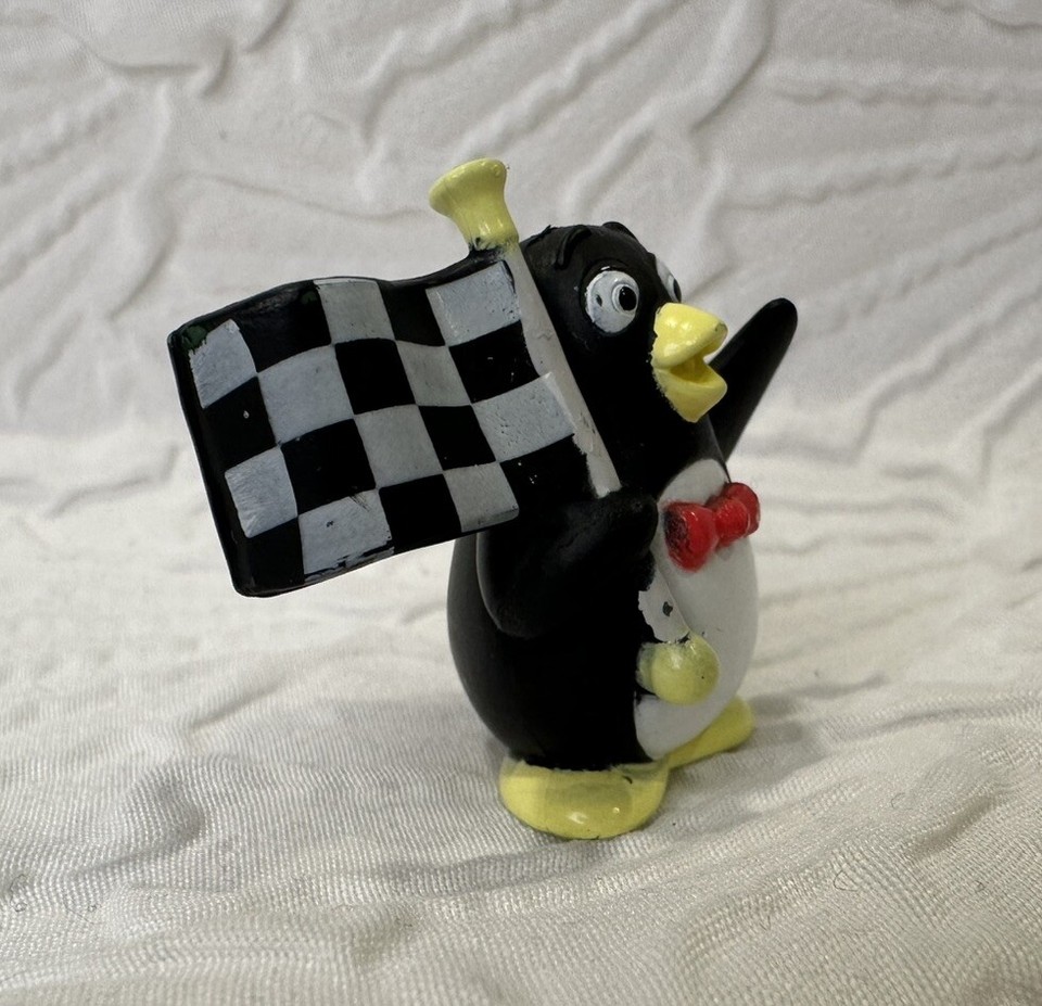 TOY STORY 2 Wheezy The Penguin PVC Figure 1.5in Doll PIXAR with Flag ...