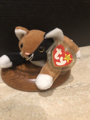 Chip Calico Cat * TY Beanie Baby * PVC PELLETS * | eBay