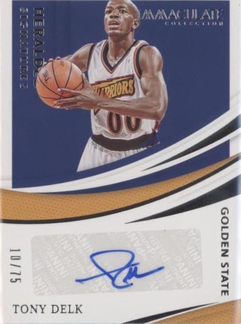 2020-21 Panini Immaculate Collection - Heralded Signatures Tony Delk # ...