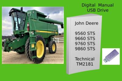 John Deere 9560 STS 9660 STS 9760 STS 9860 STS Combine Technical Manual ...