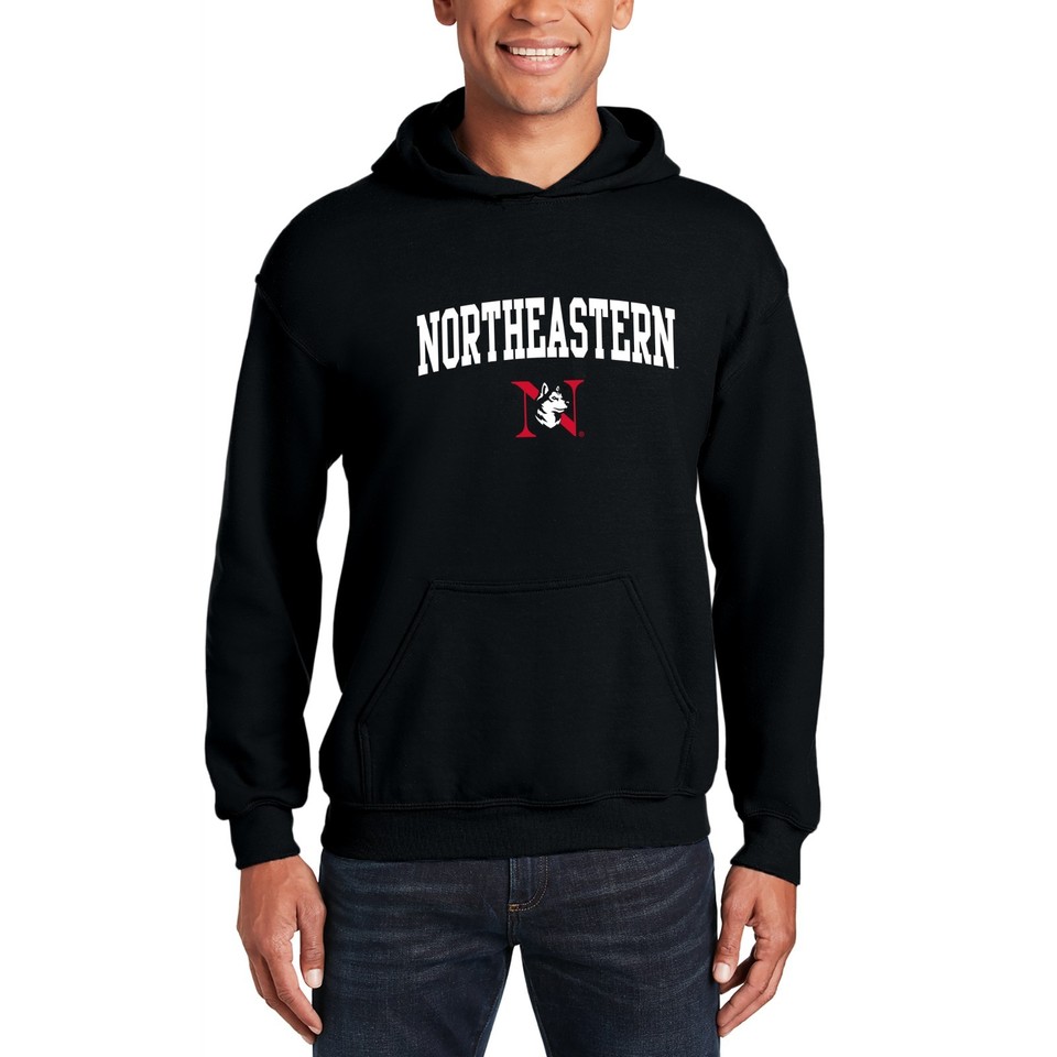 Northeastern University Arch Logo Hoodie - Black | eBay