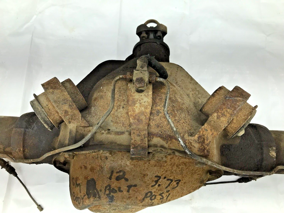 1968-1972 Chevelle 12 bolt Posi Rear End Positraction 3:73 Gears El ...