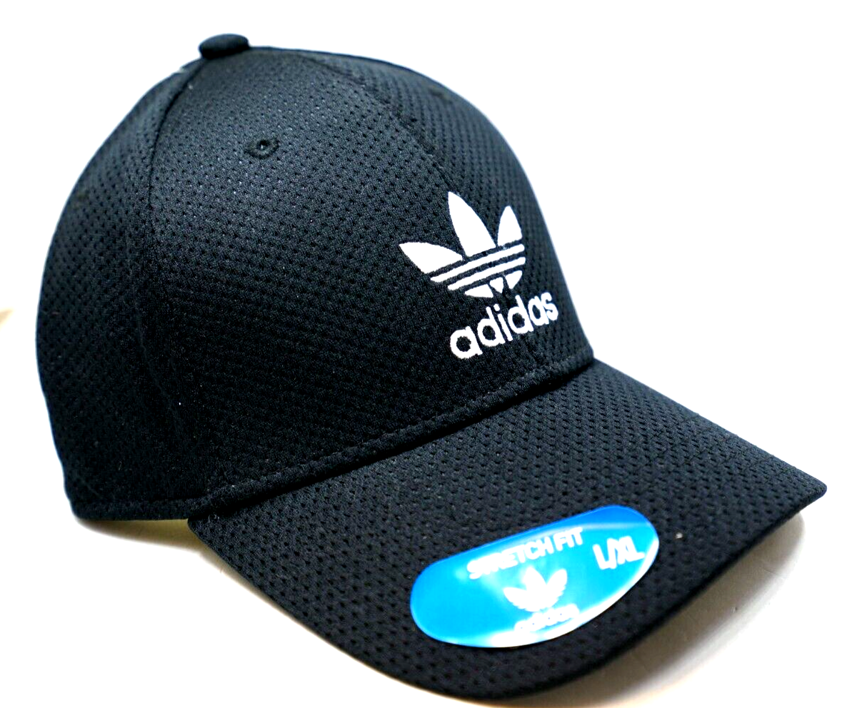 adidas Men's Black Aeroready Stretch Fit Flexfit hat cap size L/XL for ...