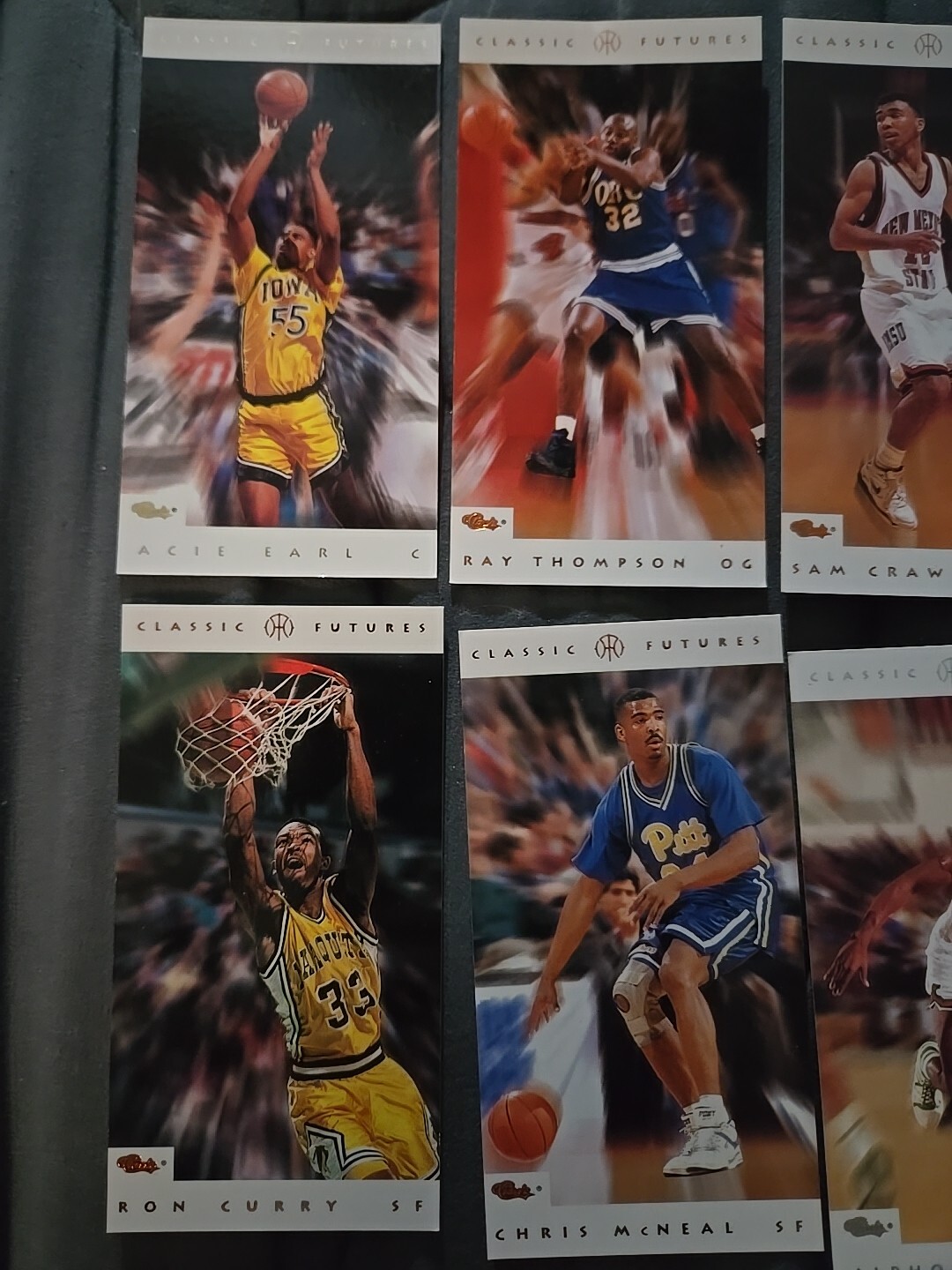 Clasic Futures Jumbo Basketball Card Lot Of 8 Cards. | eBay