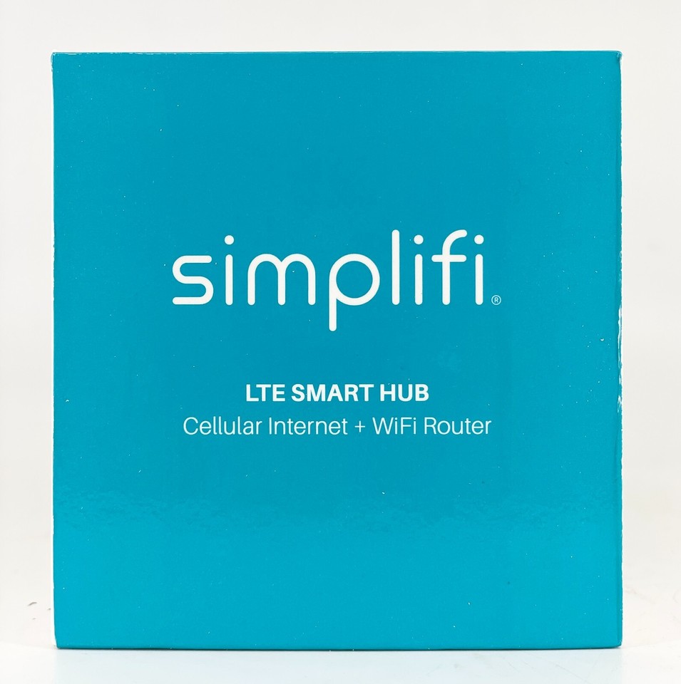 Simplifi LTE Smart Hub Plug In Cellular Internet + Wifi Router - White ...