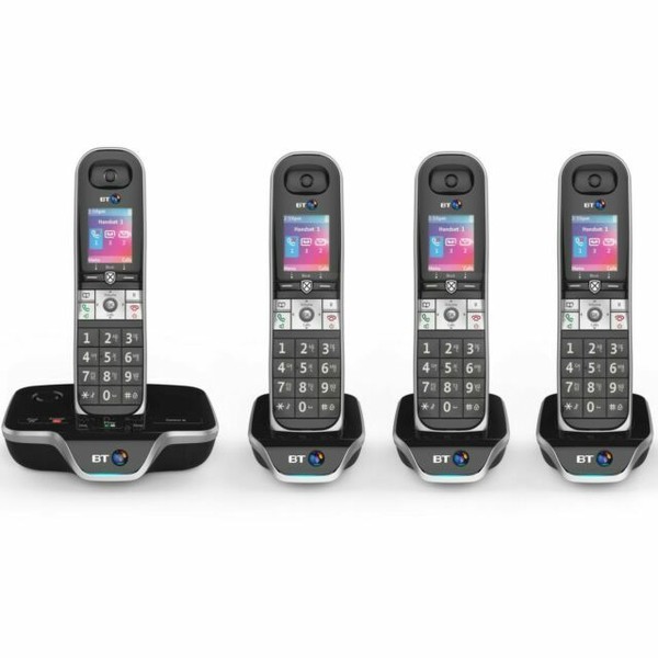 BT 8600 Quad Cordless Phone With Call Blocker and Answering Machine for ...