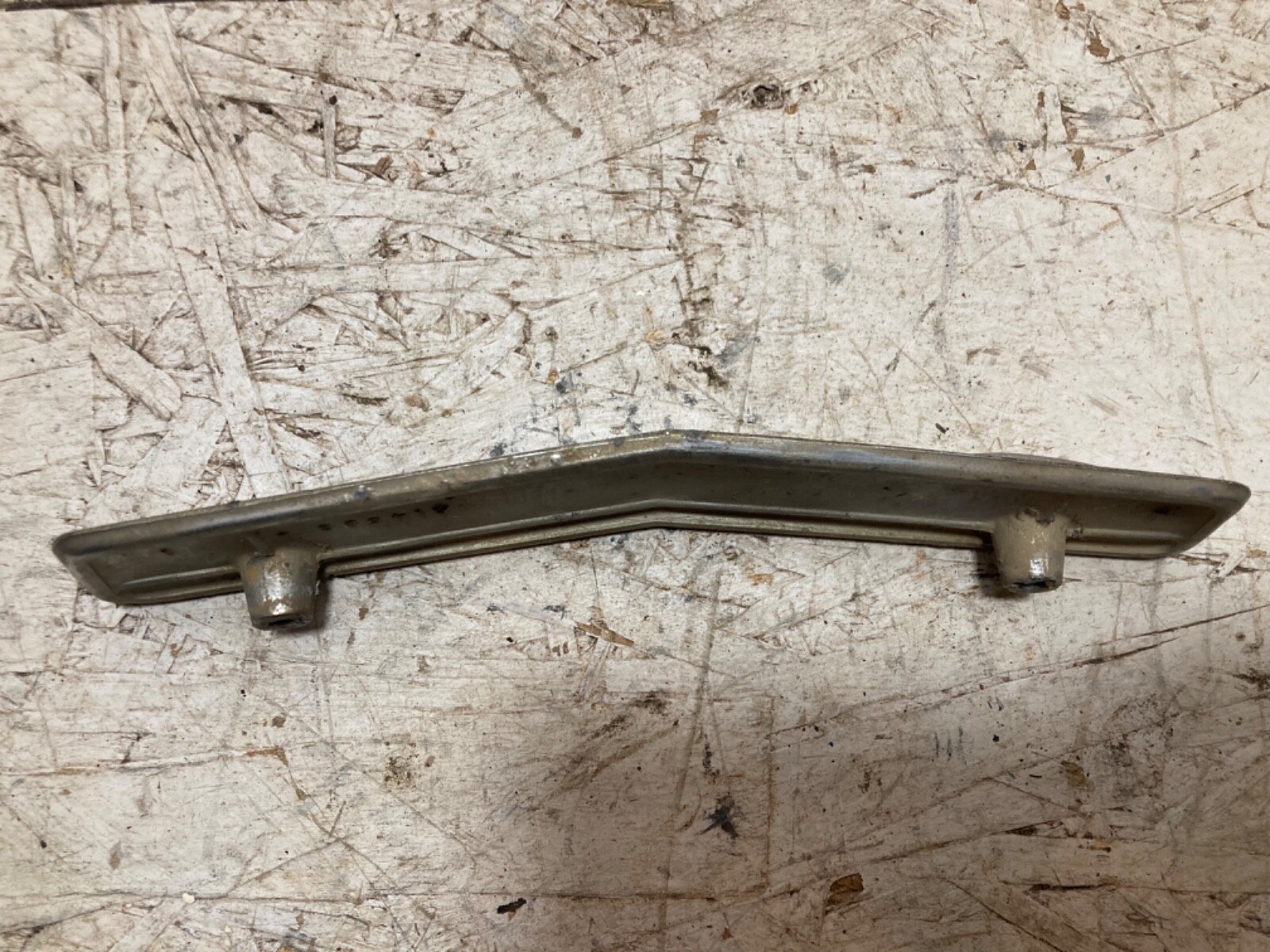 Vintage 1950 1951 PONTIAC HOOD EMBLEM ORNAMENT Script name plate badge ...