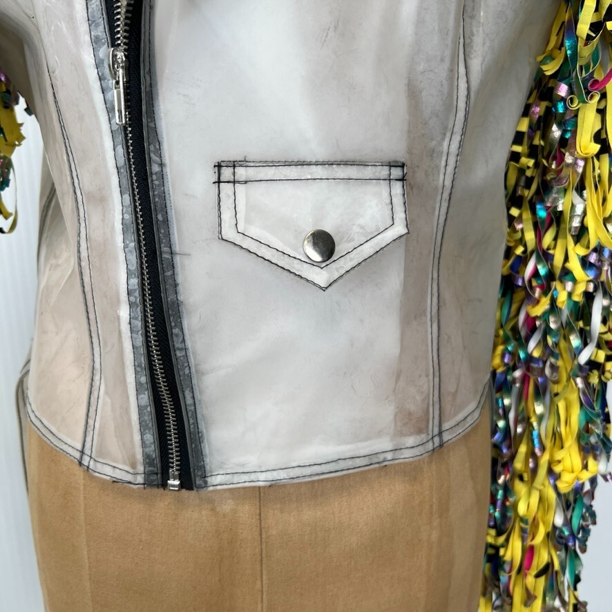 Birds Of Prey Jacket Women Extra Large Harley Quinn Caution Tape DC Comic Movie | eBay