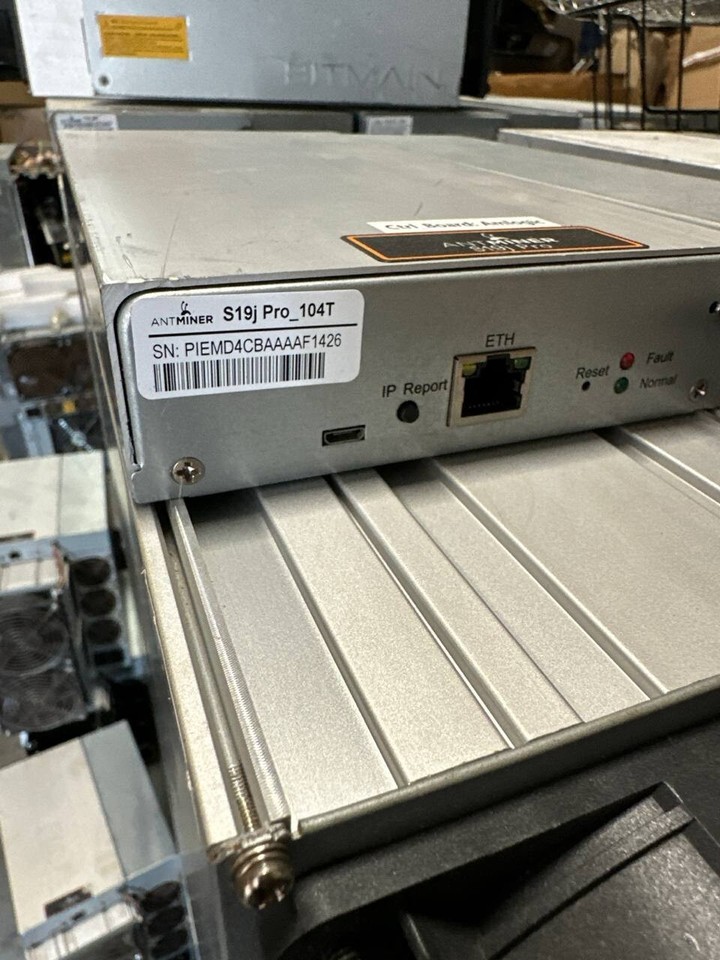 Bitmain Antminer S19j Pro 104TH 30 days warranty! | eBay