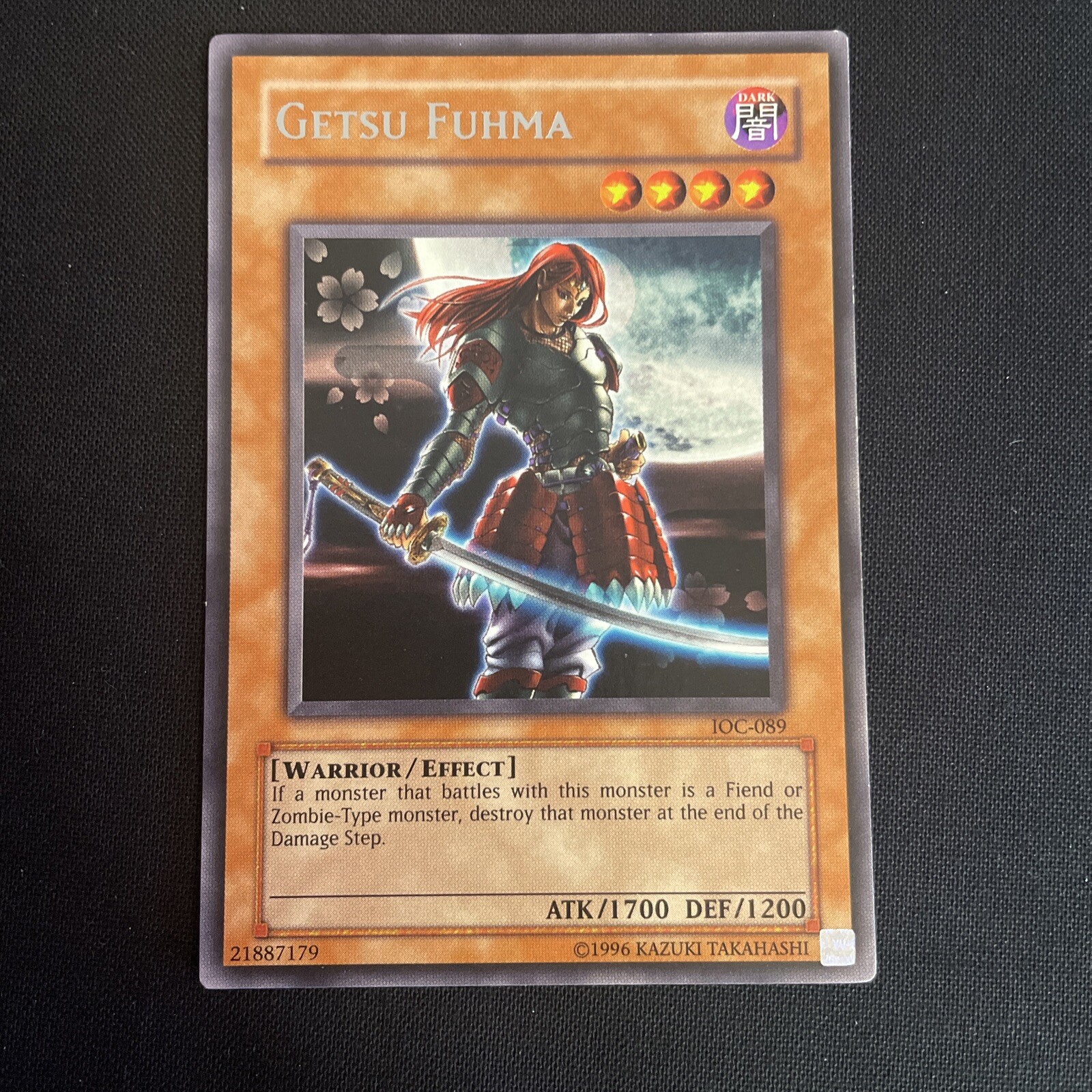 YUGIOH! Getsu Fuhma IOC-089 - Rare - Unlimited - IOC - Invasion of ...