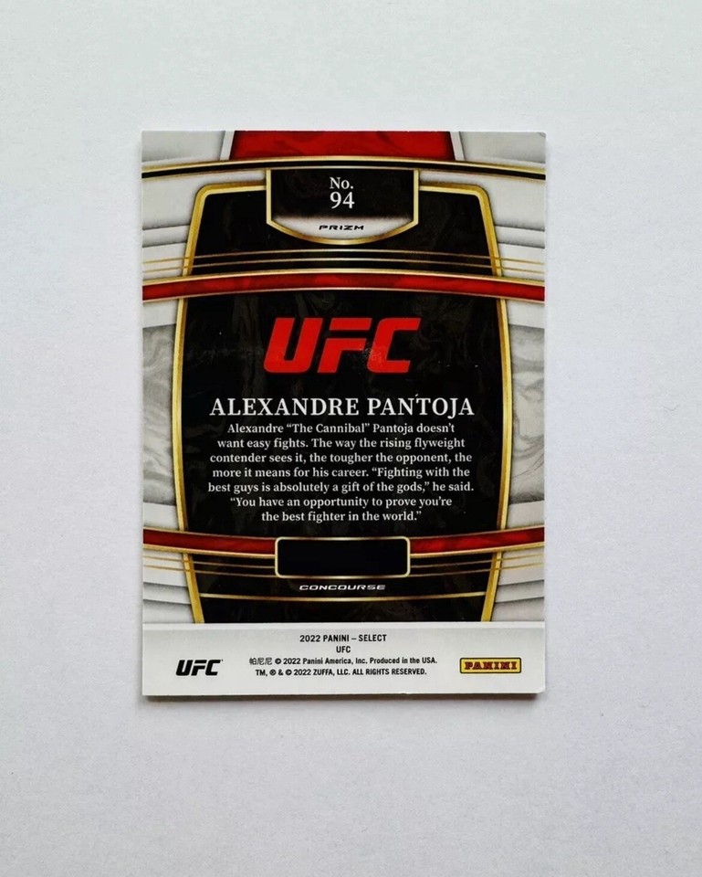 2022 Select UFC Green & Purple Prizm ALEXANDRE PANTOJA #94 (The ...