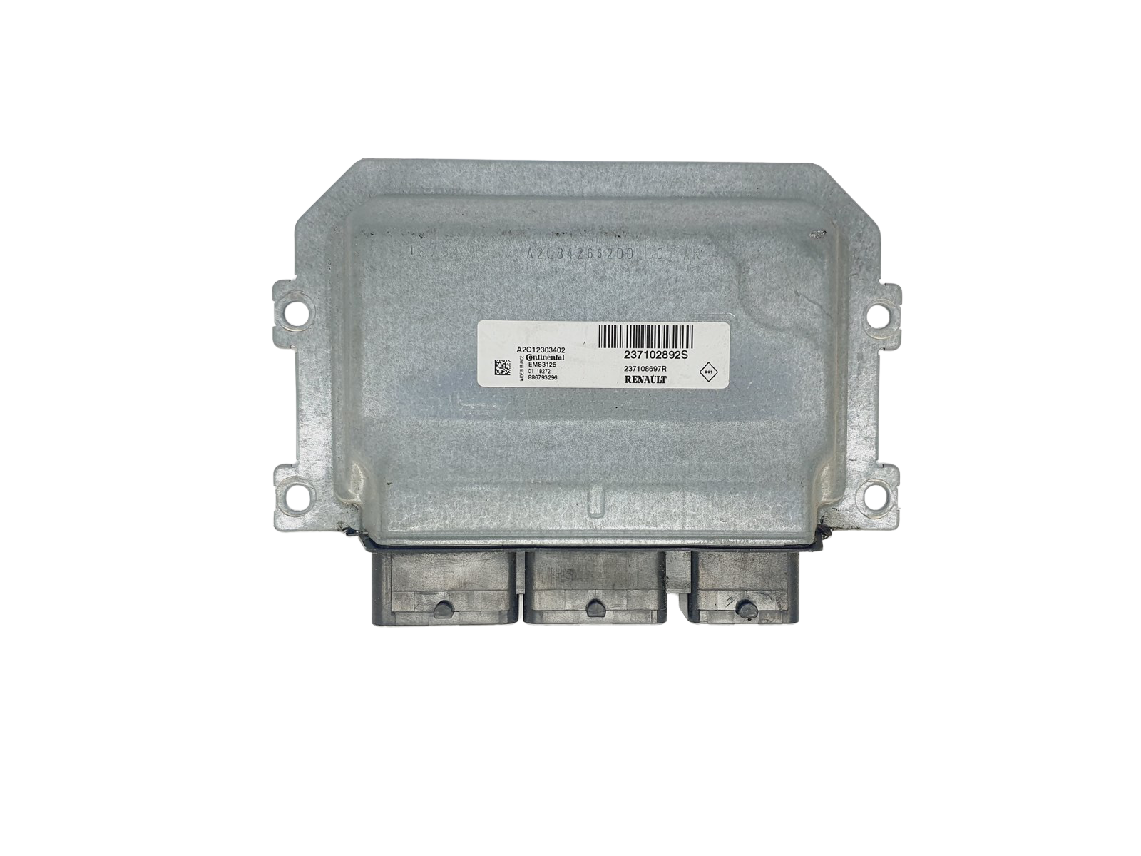 Calculateur ECU 237108770R A2C11171300 237106102R EMS3155 Renault | eBay