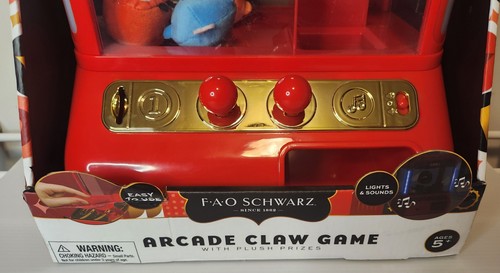 FAO Schwarz Arcade Claw Game with Plush Prizes | eBay