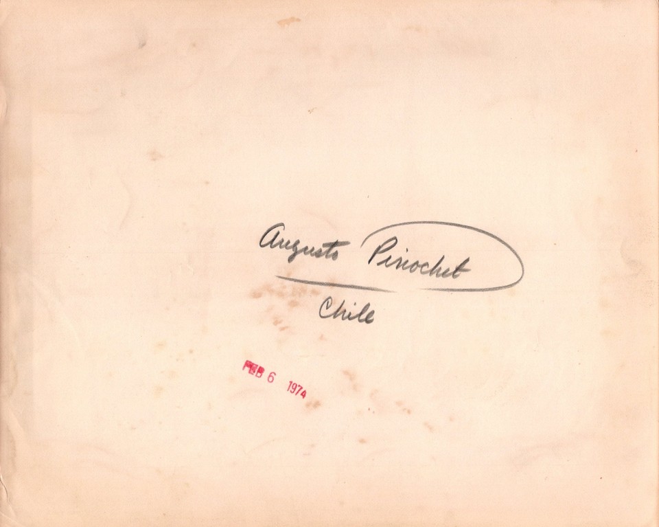 Augusto Pinochet Chile Junta Group Photo 1974 - Original Press Photo | eBay