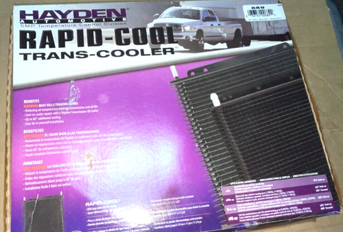 Hayden Automotive 689 Rapid-Cool Plate and Fin Transmission Cooler | eBay