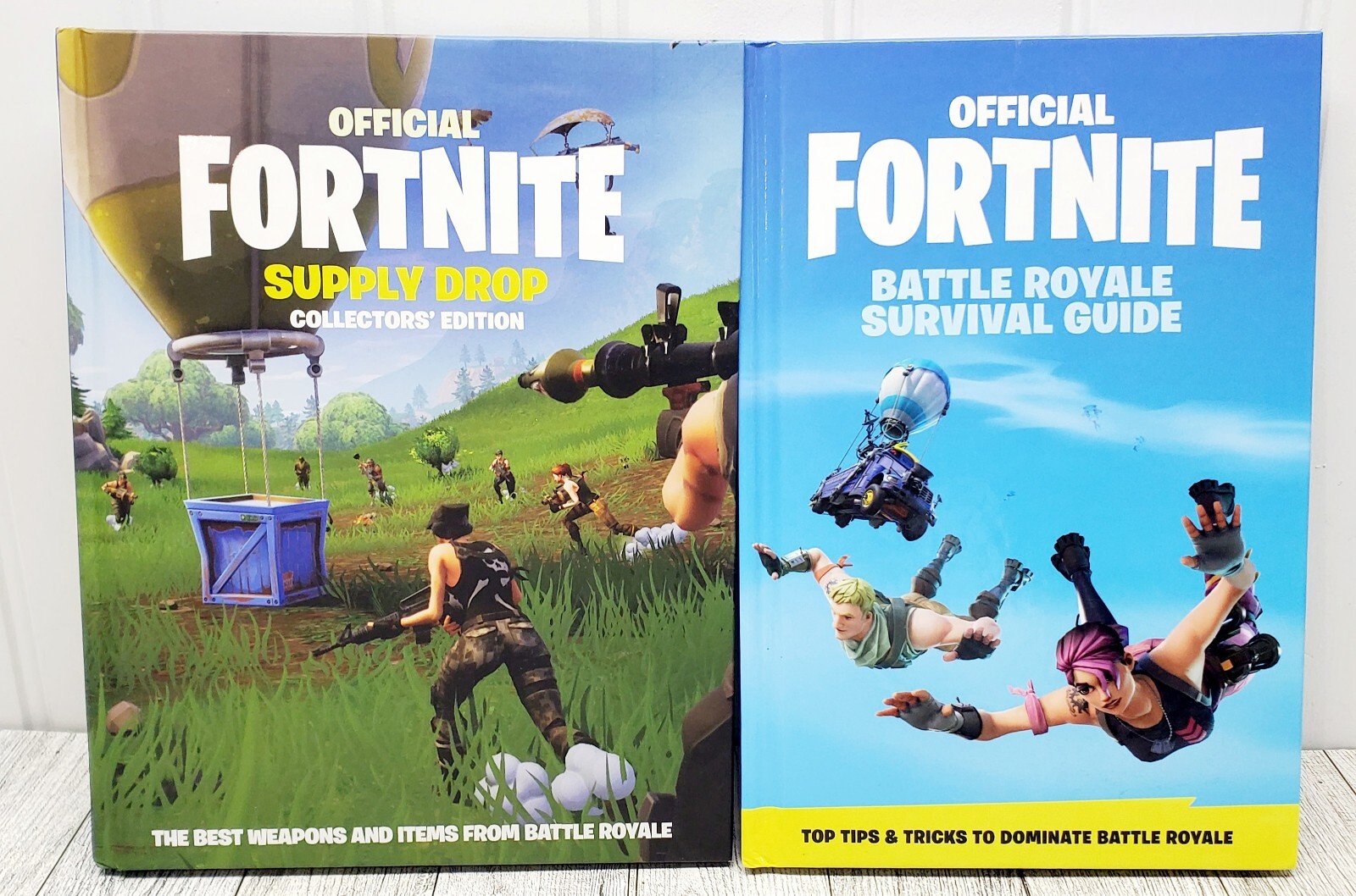 Lot Of 2 Official Fortnite Books Battle Royale Survival Guide & Supply ...