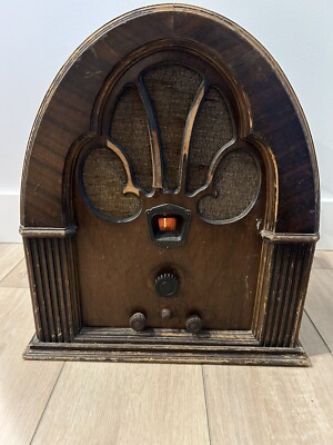 Philco model 70 Super Heterodyne Baby Grand Cathedral Tube Radio Parts ...