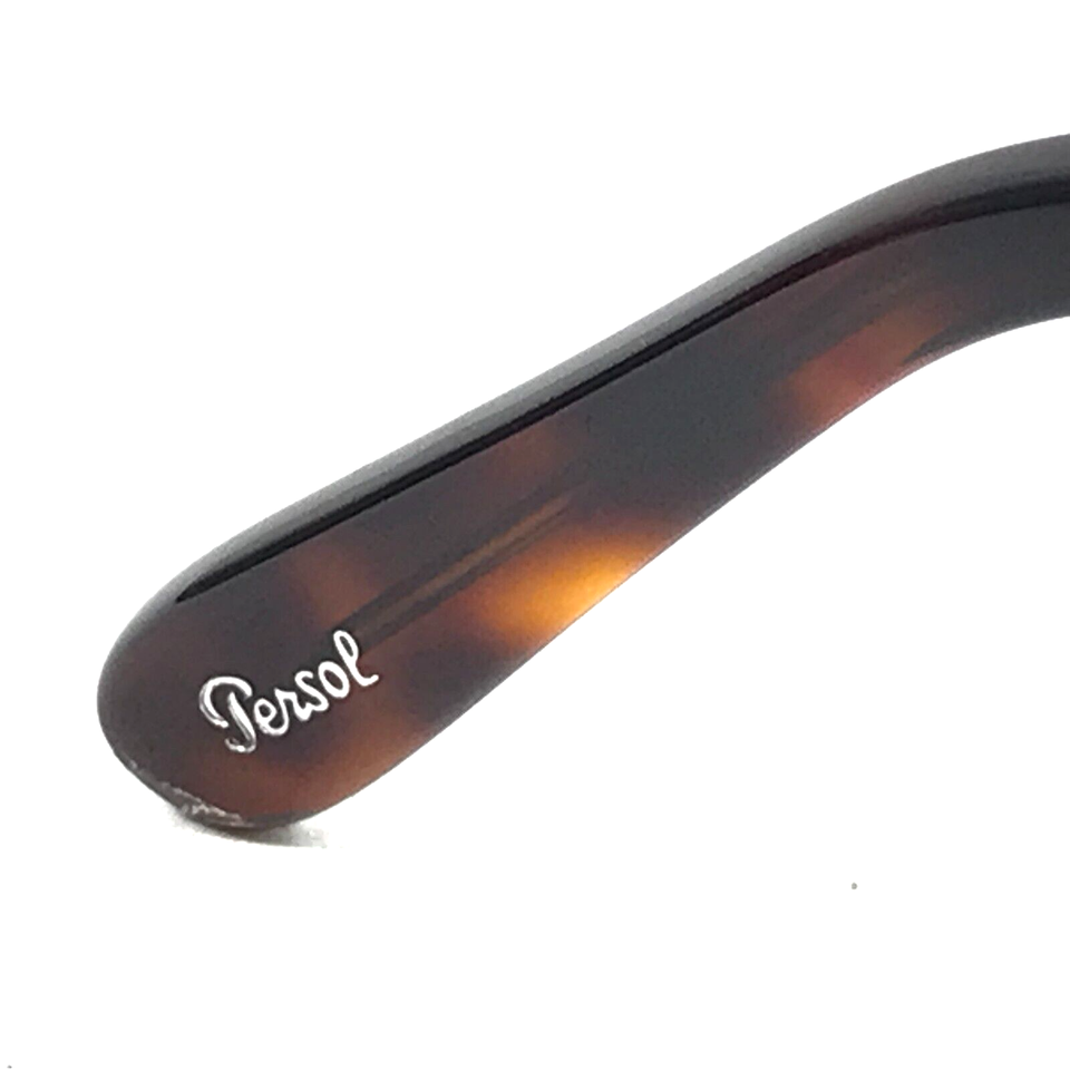 Persol Sunglasses 0009 24/31 Polished Havana Wrap Frames w/ 4 Green ...