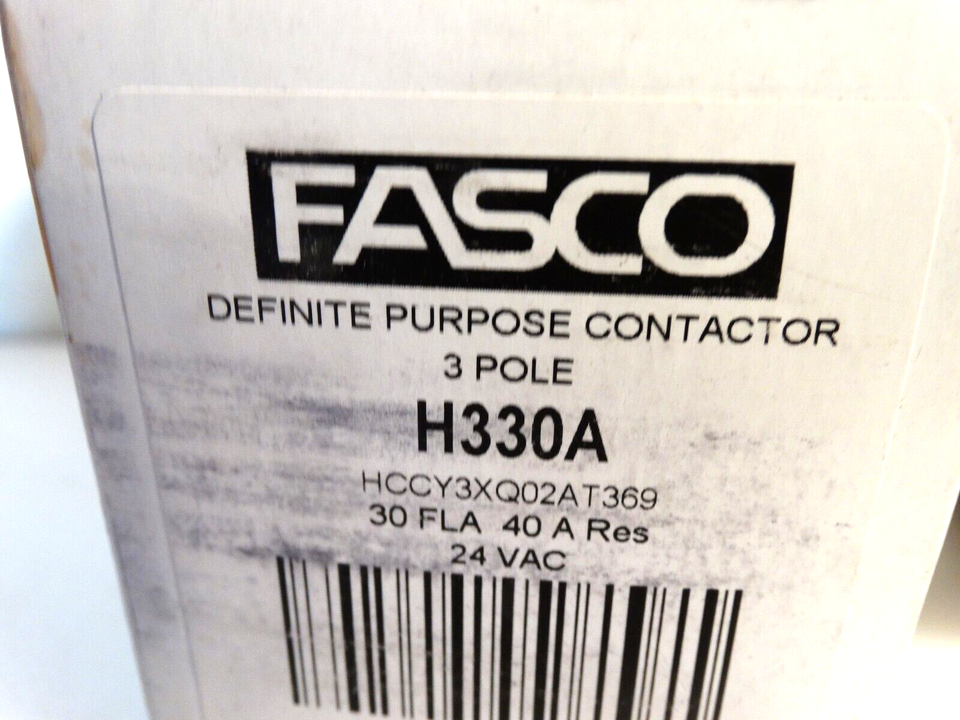 Fasco H330A Definite Purpose Contactor | eBay