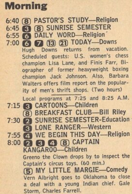 TV GUIDE LISTING~1959 CHESS CHAMPION LISA LANE MARIANNE ELIZABETH LANE ...