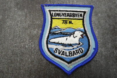 Svalbard Norway Woven Cloth Patch Badge (L89S) | eBay