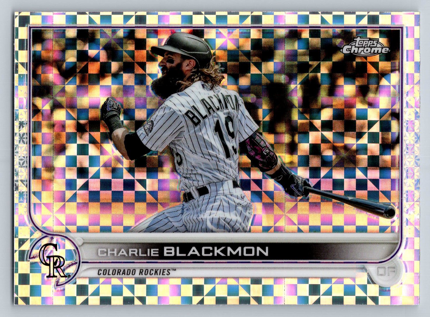 2022 Topps Chrome #37 Charlie Blackmon Rockies X-Fractor | eBay