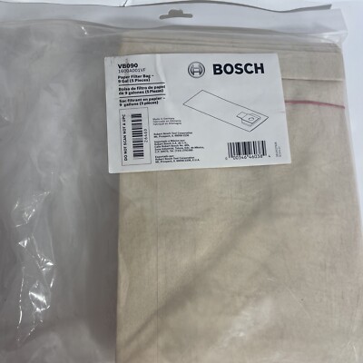 (5).Bosch VB090 Paper Filter Bags 9 Gal made in Germany | eBay