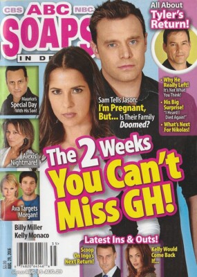 ABC Soaps In Depth Aug 29, 2016 KELLY MONACO-CATHERINE BACH-SCOTT ...
