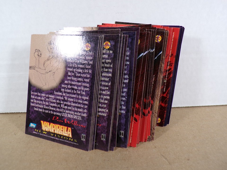 1995 Topps Vampirella New Visions Complete NM-MT Set 1-90 110724DMT | eBay