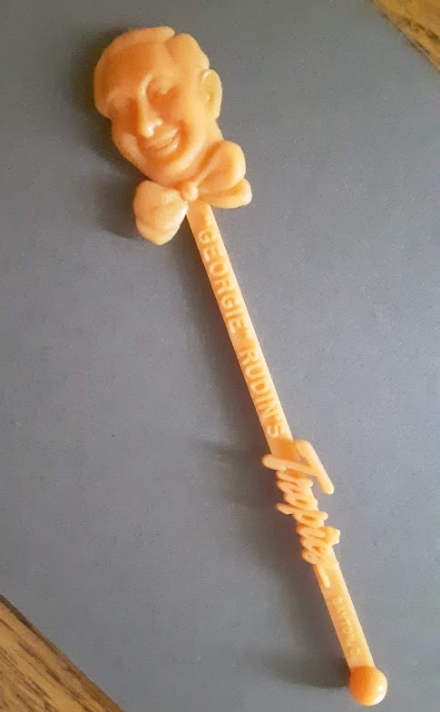 GEORGIE RUDIN'S TROPICS, TIKI RESTAURANT, SWIZZLE STICK = DAYTON OHIO ...