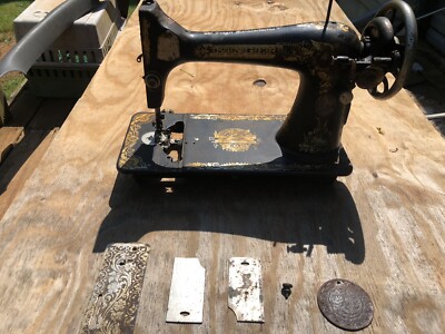 Antique 1918 Singer 127 Sphinx Treadle Sewing Machine | eBay