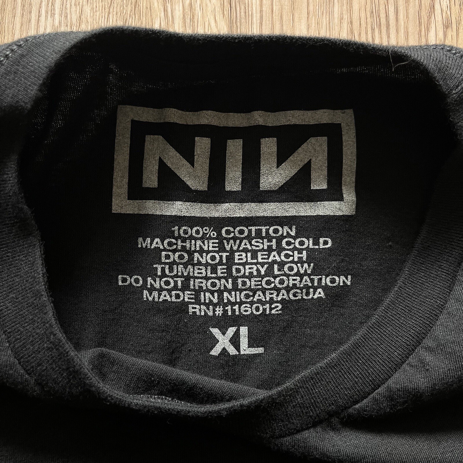Nine Inch Nails NIN Official Classic Logo Slim (?) T-… - Gem