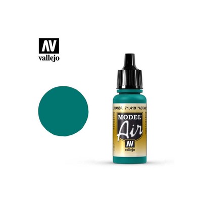Vallejo 71419 Model Air Aotake Translucent Blue 17ml Acrylic Paint ...