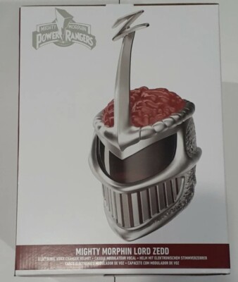 MMPR Power Rangers Mask Lord Zedd Helmet 1:1 Costume Electronic Lights ...