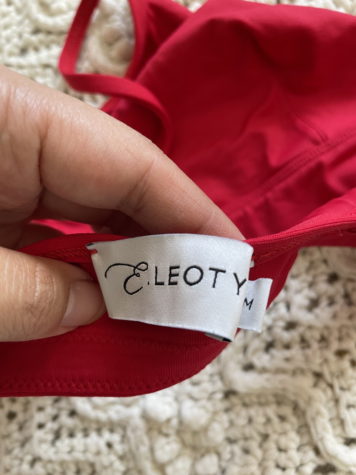 Ernest Leoty Corset Sports Bra / Bikini Top Red (Medium) | eBay