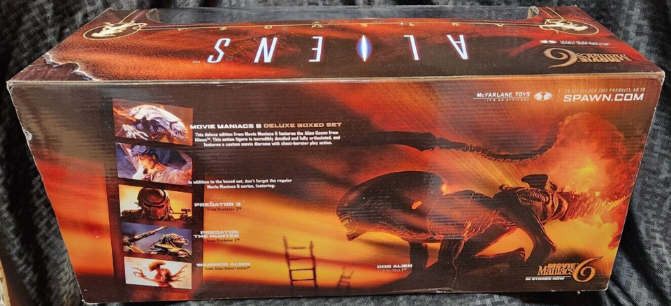 2003 McFarlane Toys Movie Maniacs 6 Aliens Alien Queen deluxe figure ...