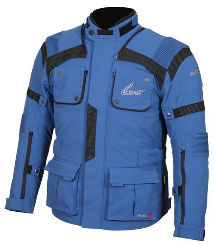 Weise Onyx Evo Jacket Men's All Season Blue Waterproof Motorcycle ...
