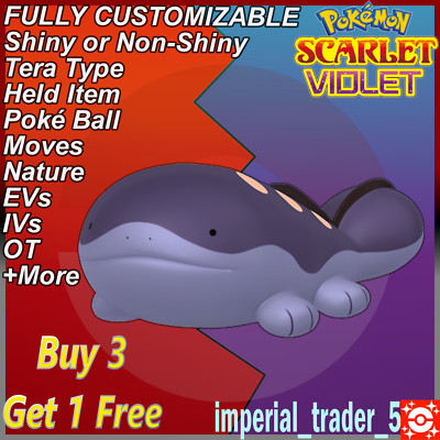 Pokémon Scarlet and Violet Shiny Clodsire W/ Best 6IV Customizable | eBay