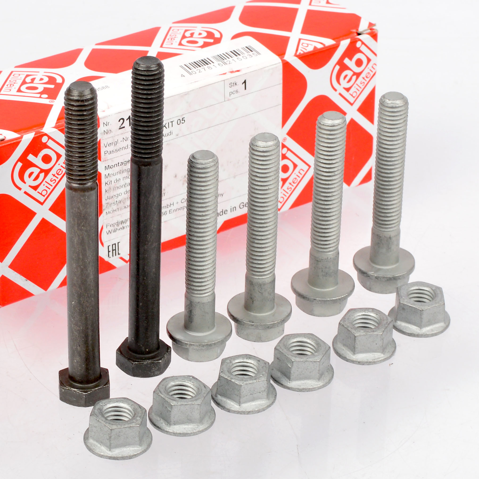 2x FEBI BILSTEIN Schraubensatz Querlenker Vorne für Audi A4 A8 VW ...