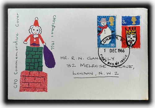 UK -December 1966 - Xmas - FDC | eBay
